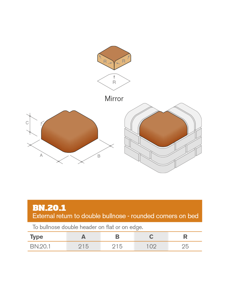 Bullnose Bricks