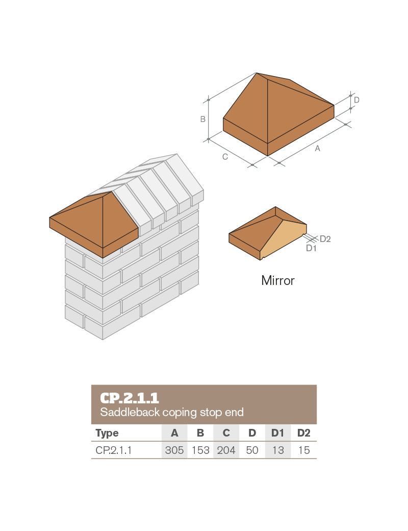 CP.2.1.1 Saddleback Coping Stop End