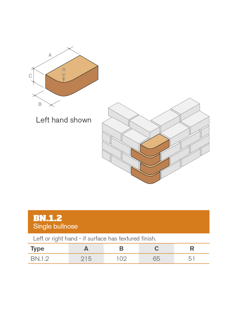 Bullnose Bricks