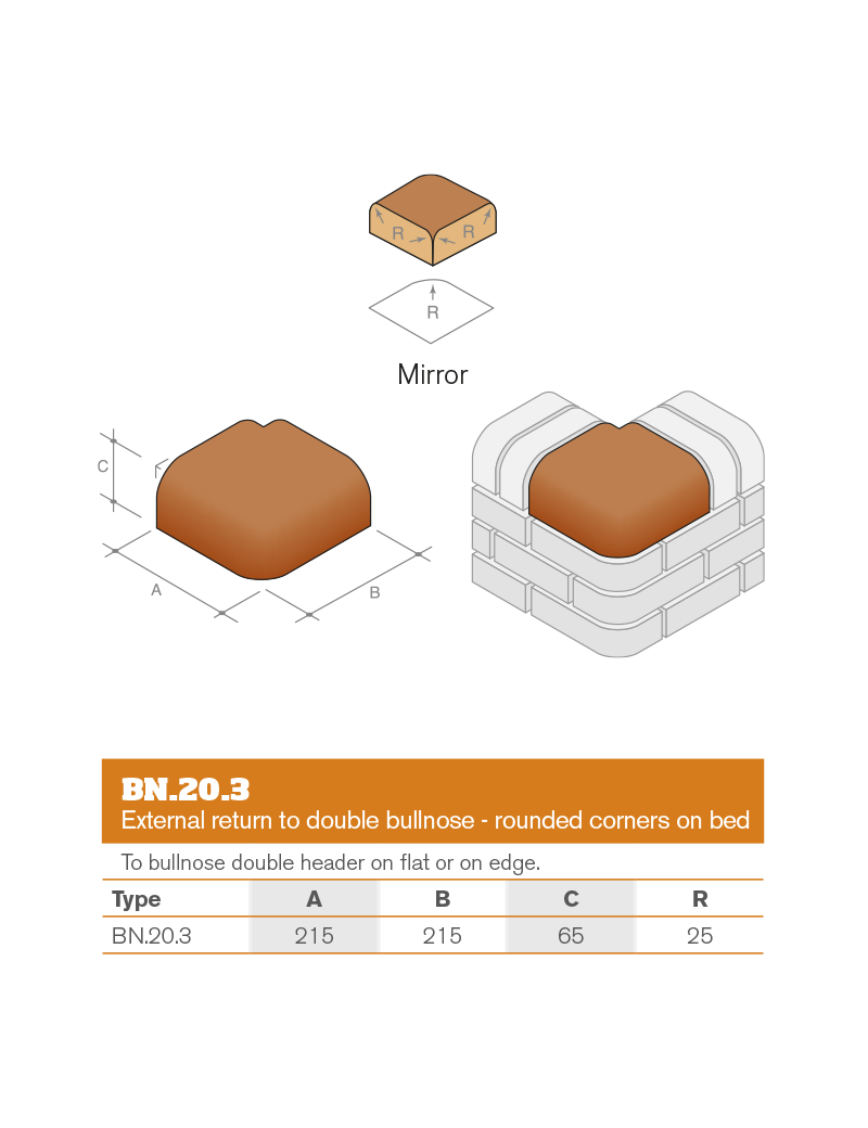 Bullnose Bricks