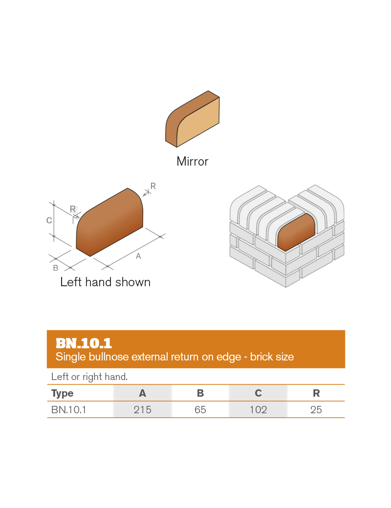 Bullnose Bricks